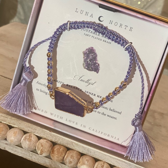 Luna Norte | Jewelry | Luna Norte Amethyst Bracelet | Poshmark